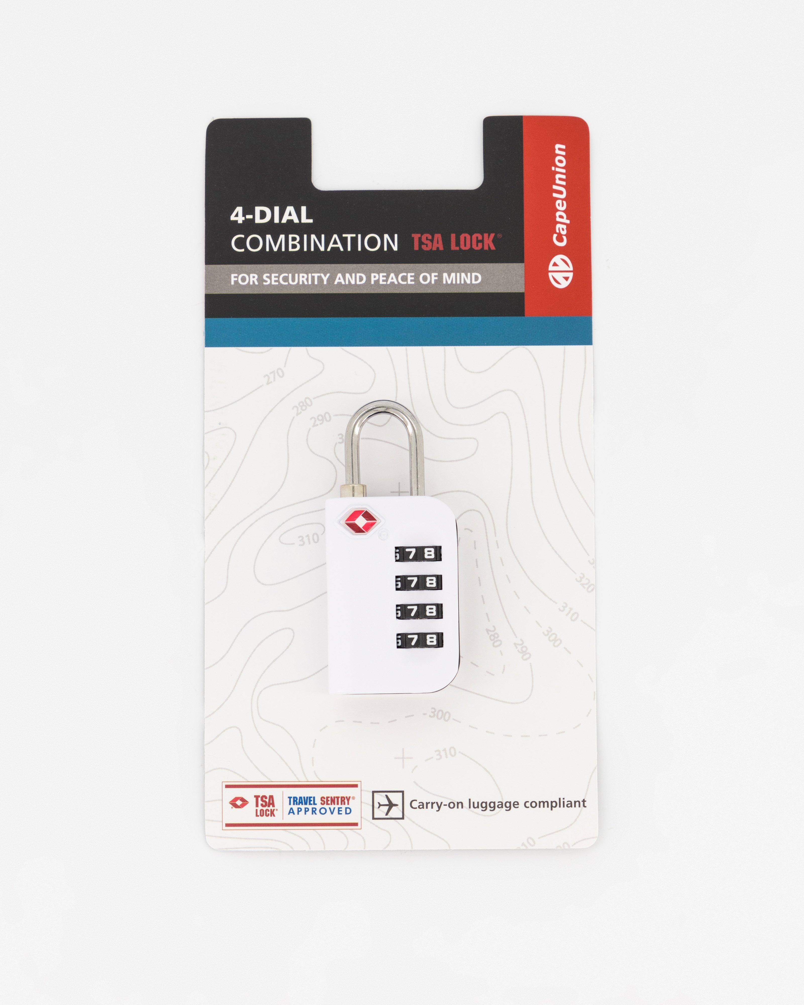 Cape Union 4-Dial TSA Combination Lock