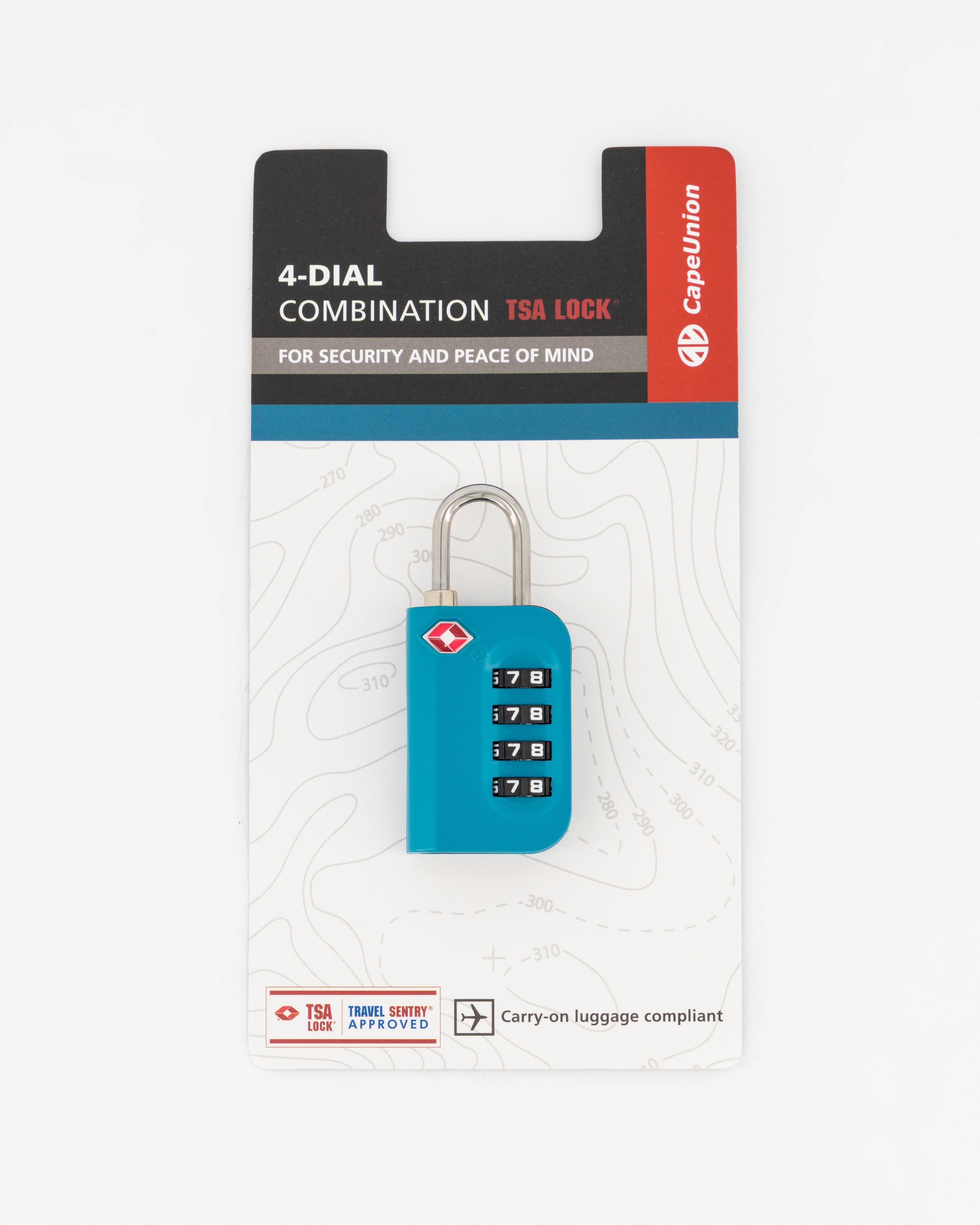 Cape Union 4-Dial TSA Combination Lock