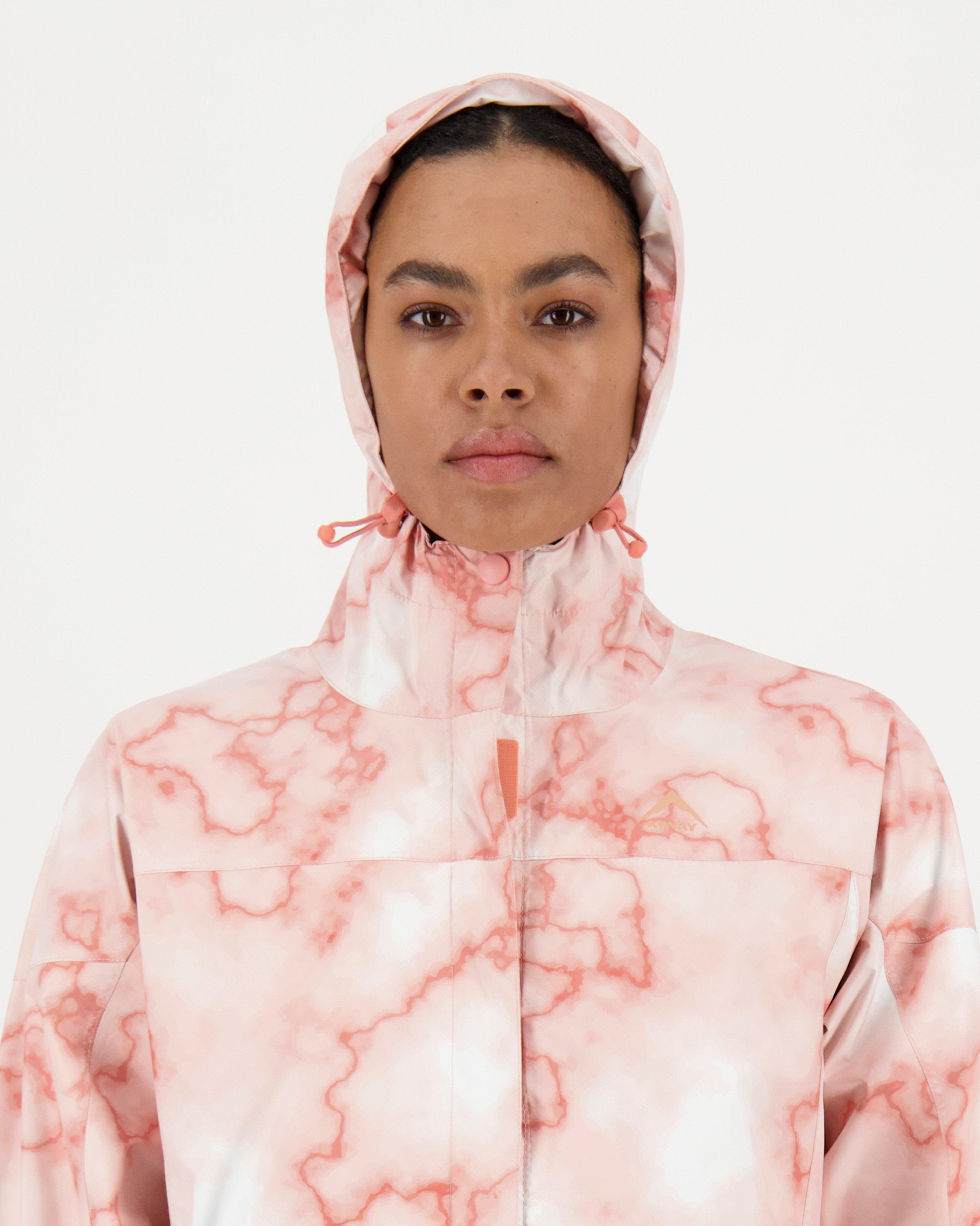 K-Way Women's Printed Cloudburst Shell Jacket