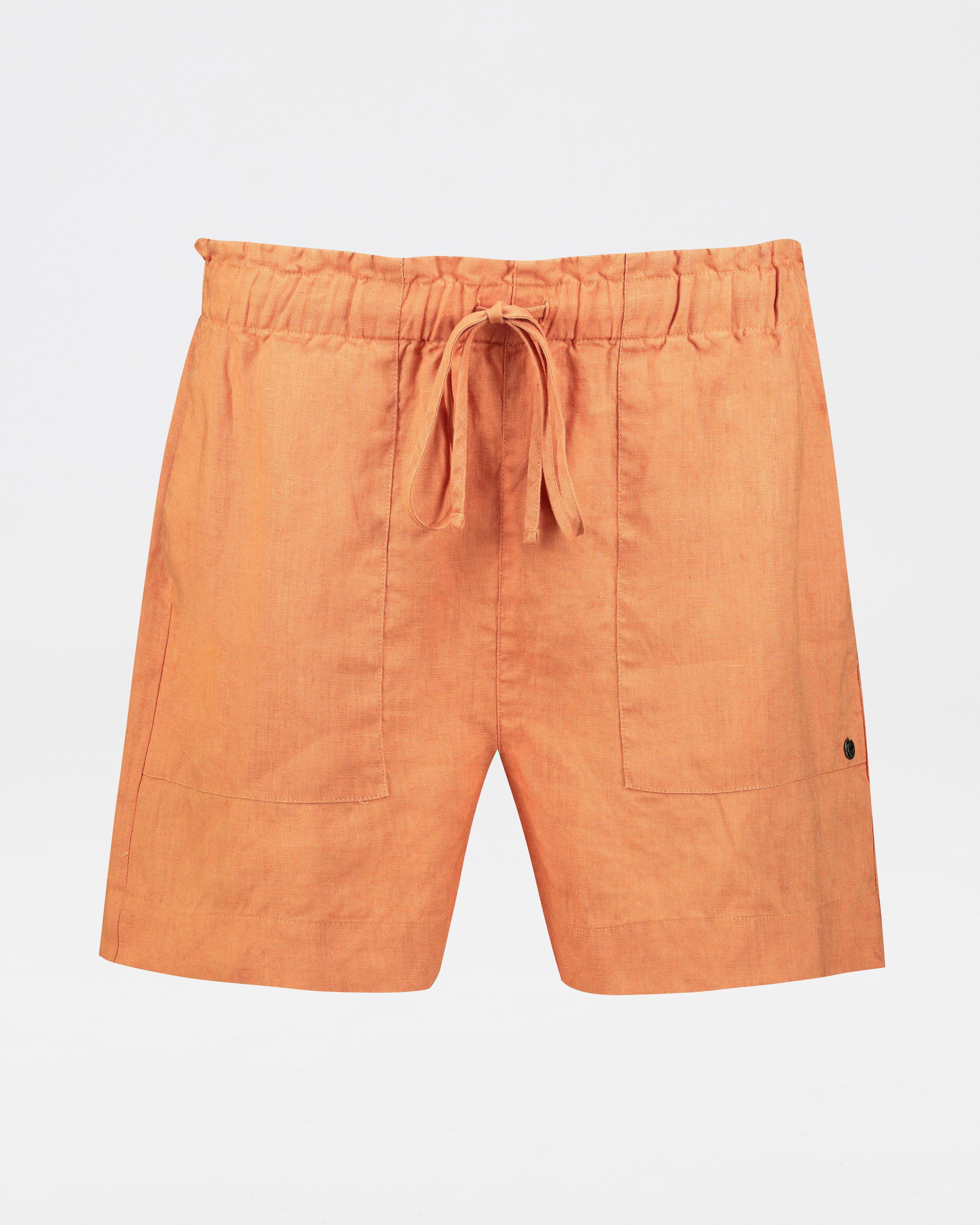 Women's Maya Linen Shorts | Old Khaki
