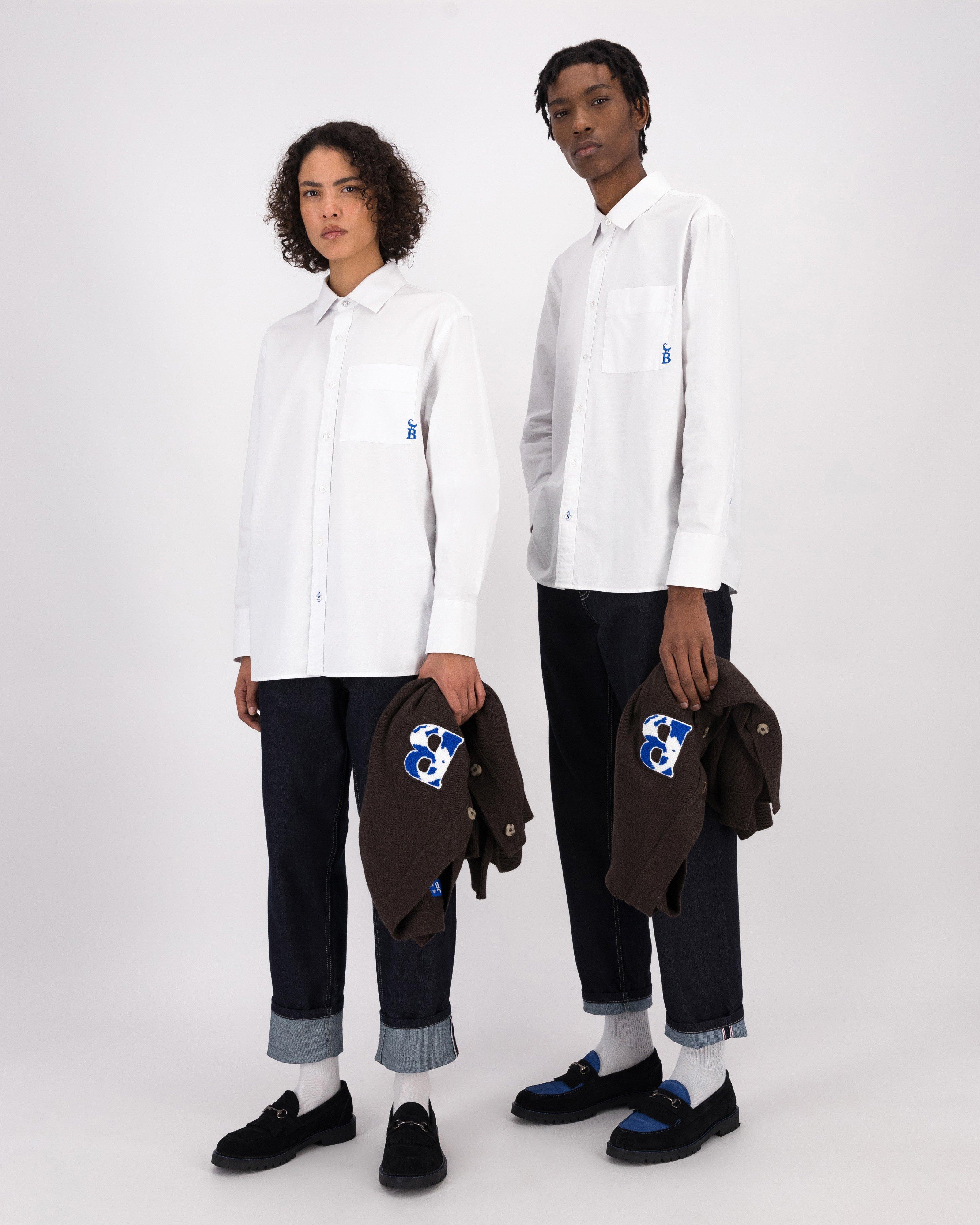 Broke X Old Khaki Unisex White Shirt Old Khaki