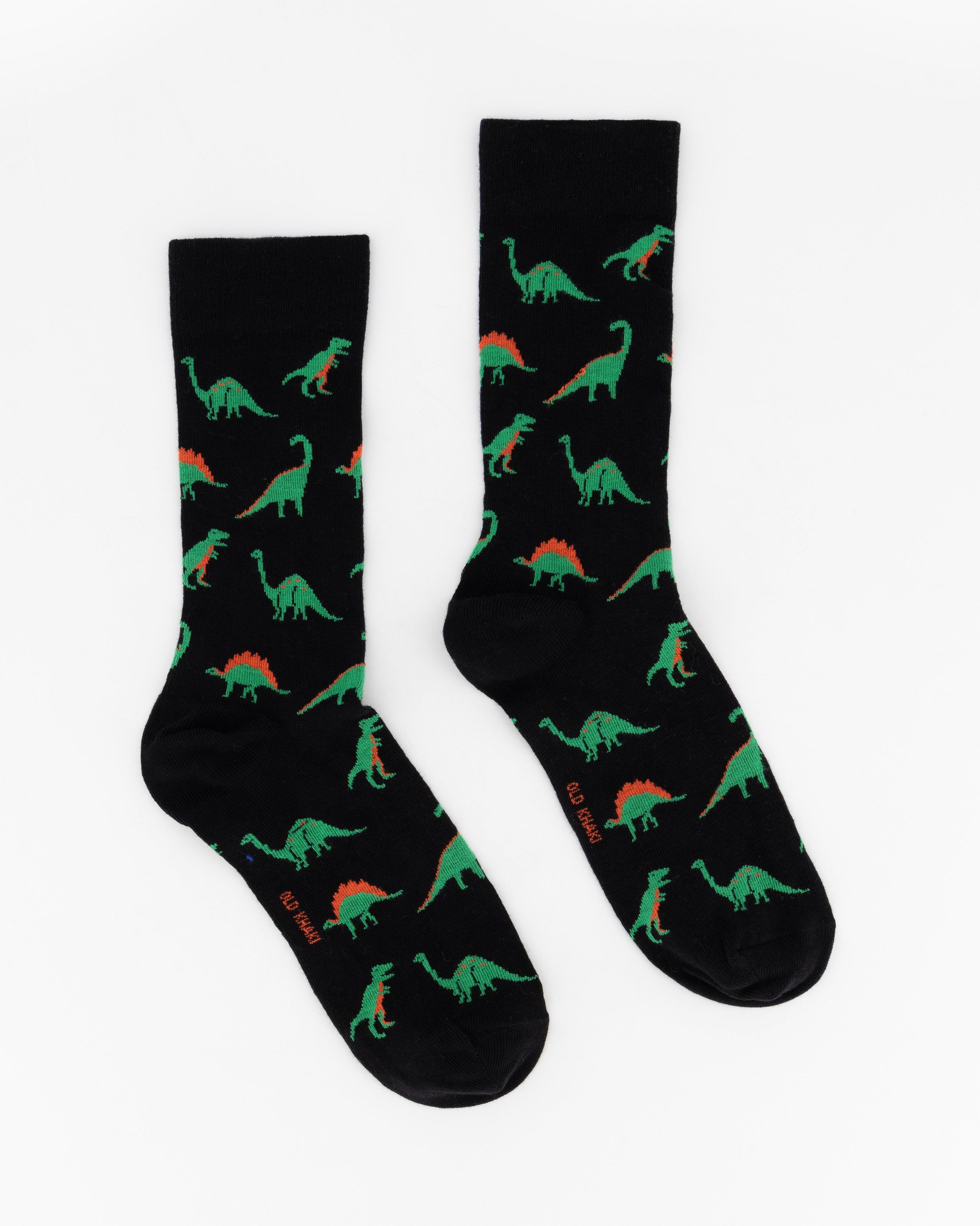 Men's Pierre Dinosaur Sock | Old Khaki