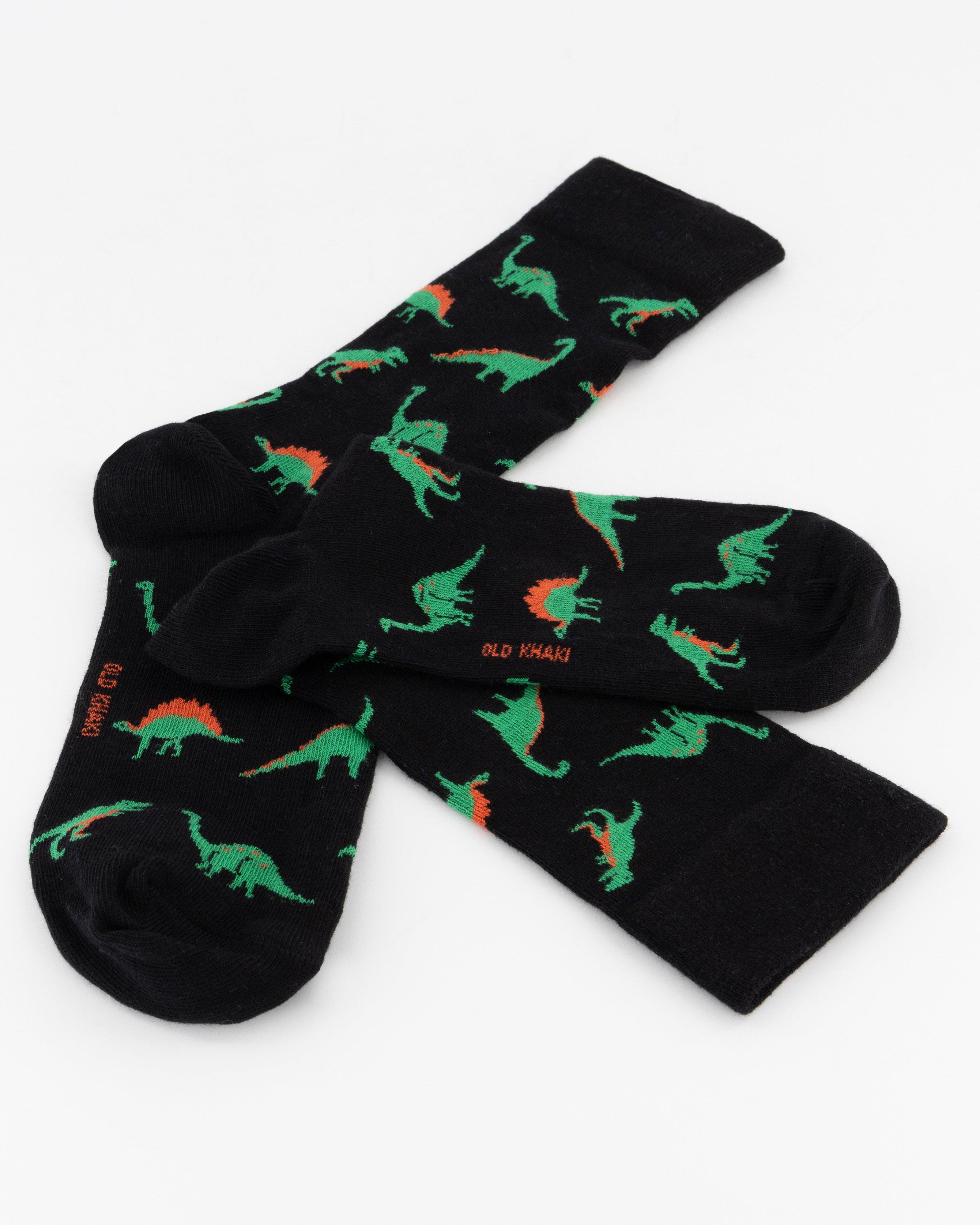 Men's Pierre Dinosaur Sock | Old Khaki
