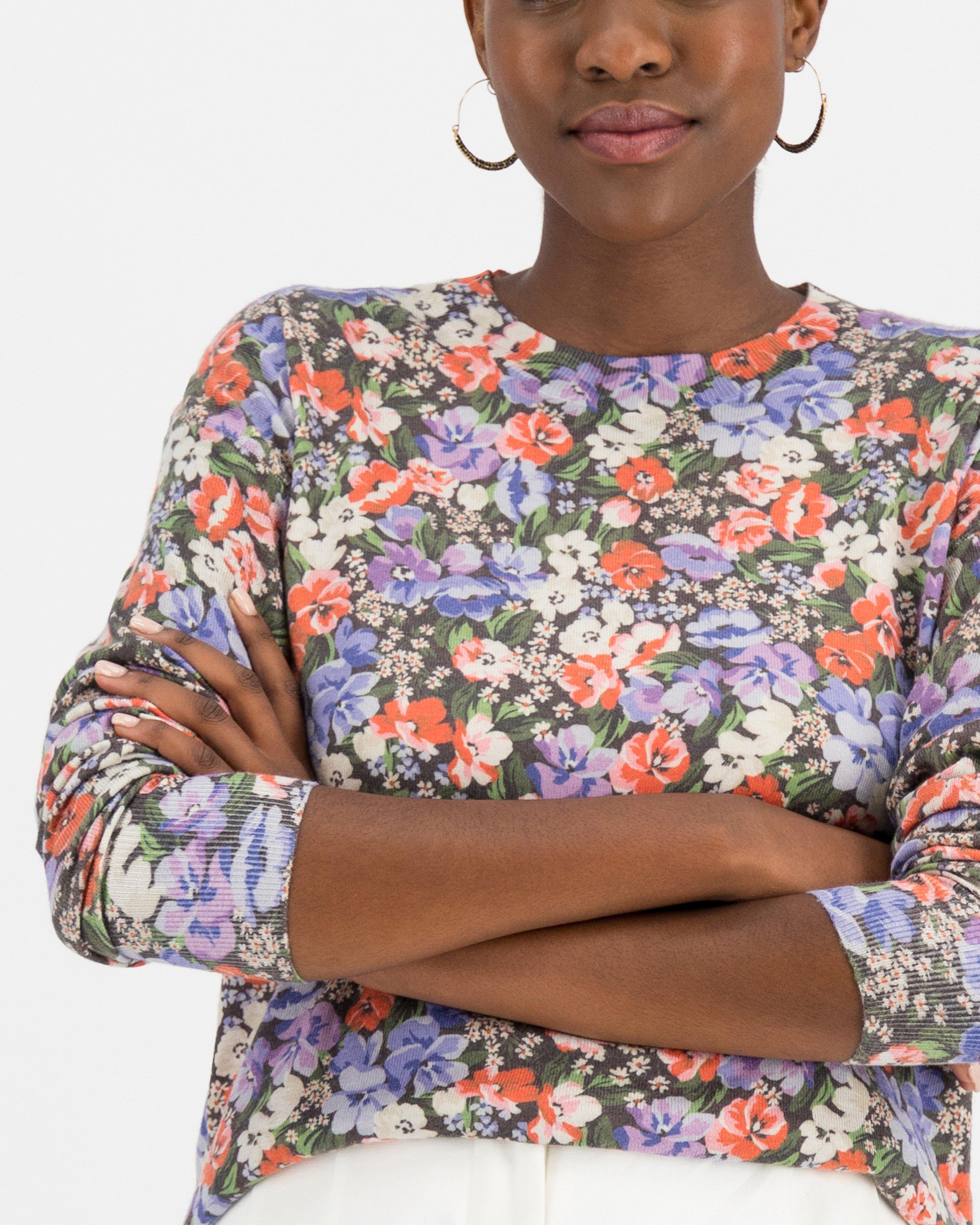 Poetry Tessa Floral Printed Jumper - Poetry Clothing Store