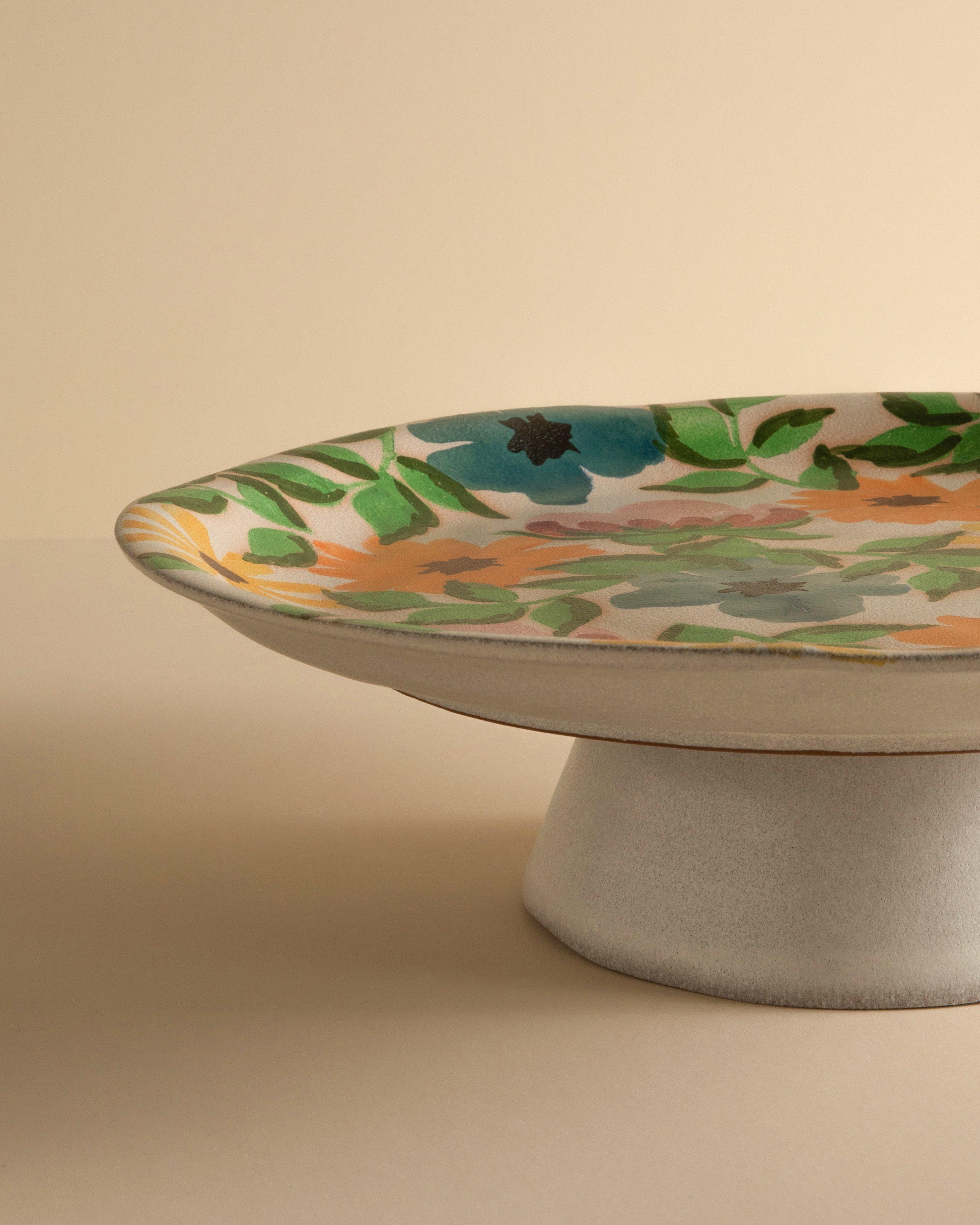 Floral Cake Stand - Poetry Clothing Store