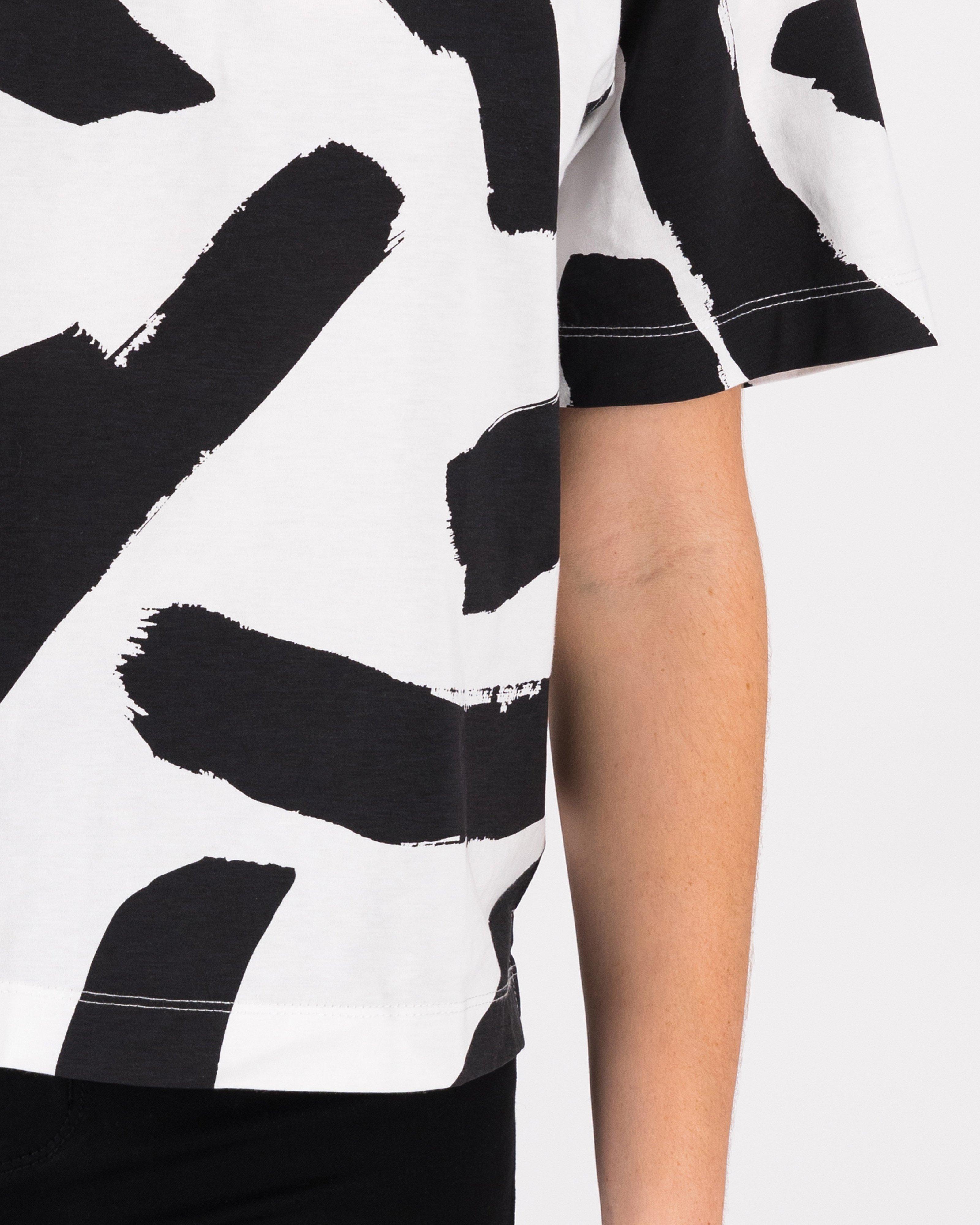 Mia Abstract Print T-Shirt - Poetry Clothing Store